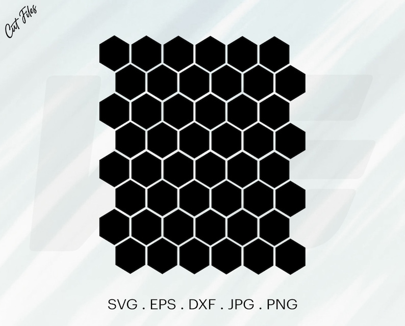 Waben SVG, Waben Muster SVG, Sechseck Muster SVG, geschnitten emittiert ...