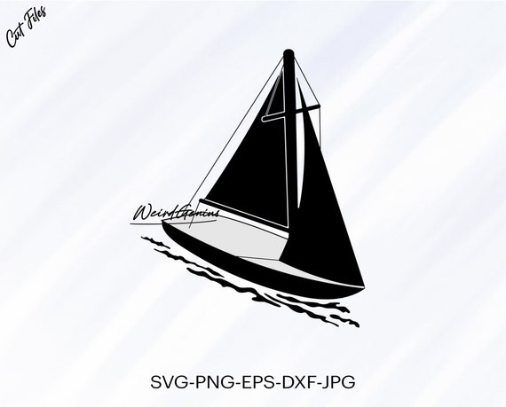 Velero SVG Vela Svg Velero Silueta Svg Descarga instantánea | Etsy España