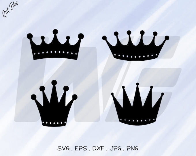15 Crown SVG Bundle, King Crown Svg, Queen Crown Svg, Diva Crown Svg ...