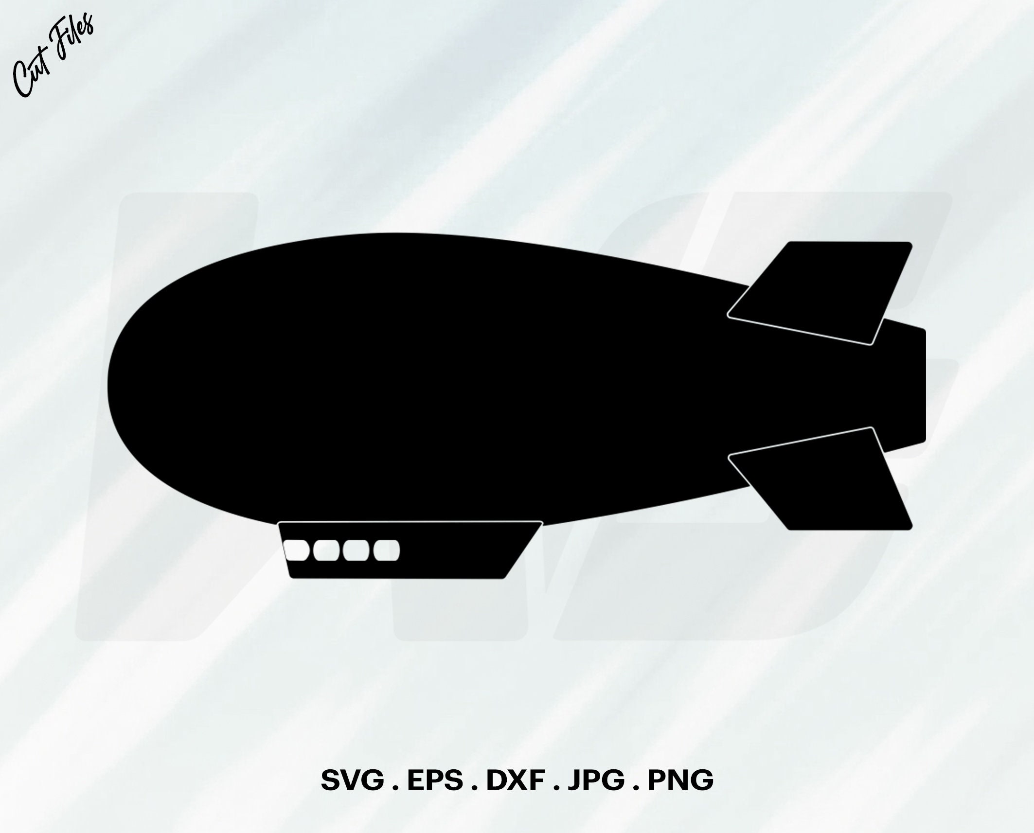 Led Zeppelin Stencil Blimp