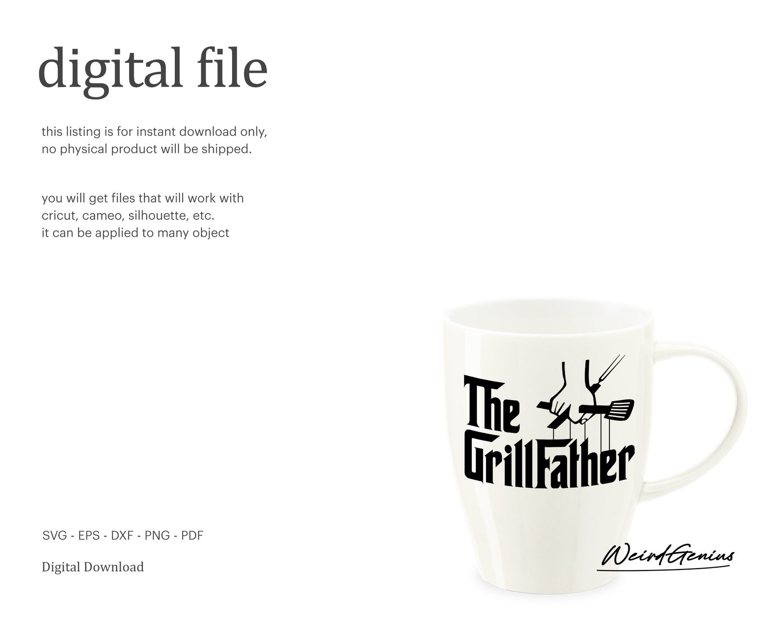 The Grill Father Svg, Father Svg, Grill Svg, Dad Shirt Svg, Father ...