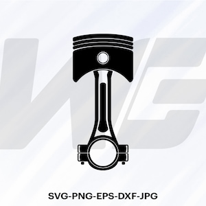 Piston Svg, Enggine Piston Svg, Mechanic Svg, Cut File for Cricut ...