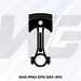 Piston Svg, Enggine Piston Svg, Mechanic Svg, Cut File for Cricut ...