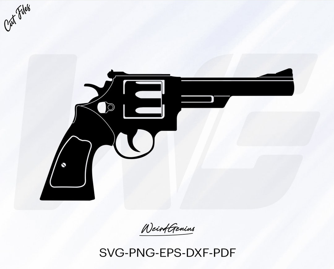 Revolver Svg, Gun Svg, Pistol Svg, Weapon Svg, 357 Magnum Svg ...