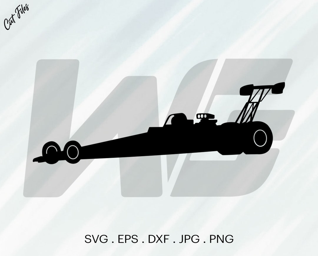Dragster Svg, Drag Car Svg, Drag Racing Svg, Drag Race Svg, Race Car ...