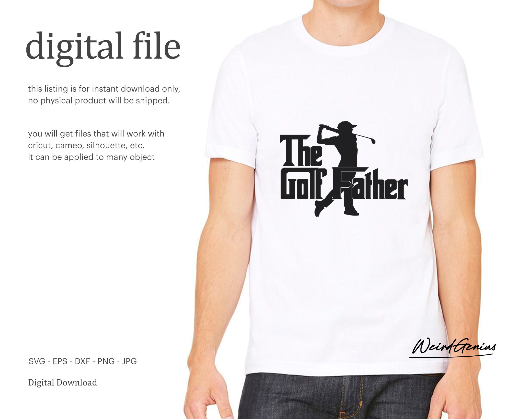 The Golf Father Svg Golf Dad Svg Golf Svg Instant Download | Etsy UK