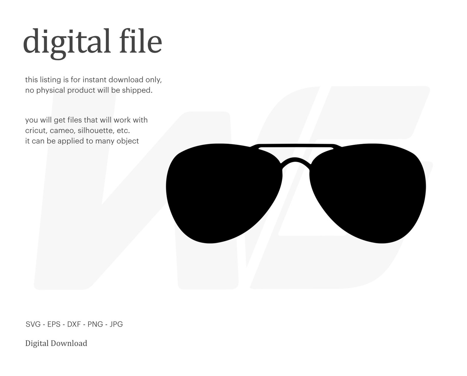 Aviator Sunglasses SVG Sunglasses SVG Aviators SVG - Etsy