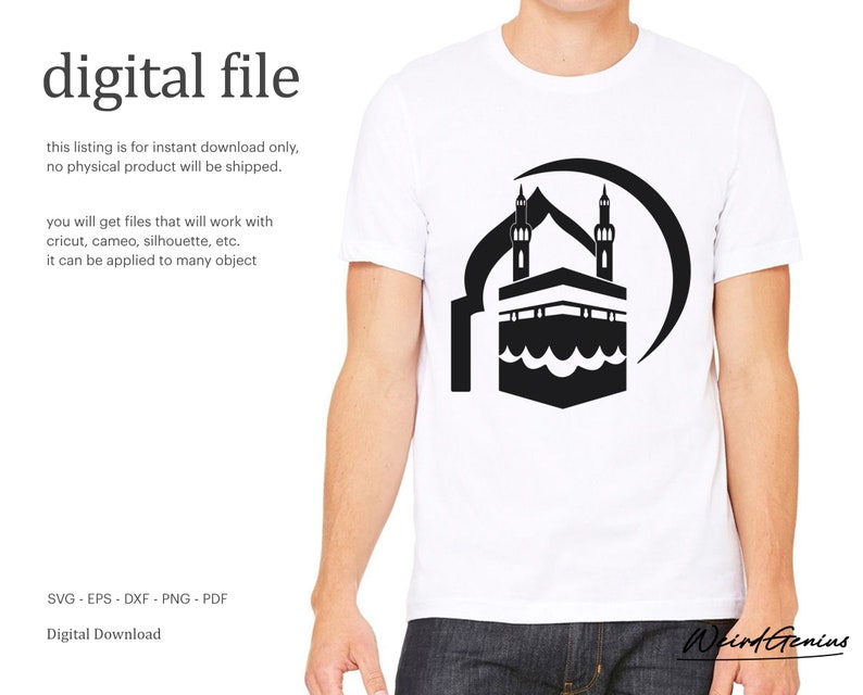 Mecca Svg, Medina Svg, Islamic Art Svg, Kaaba Svg, Muslim Svg, High ...