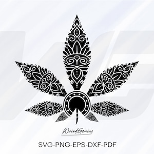 Weed Mandala Svg, Marijuana Mandala Svg, Cannabis Mandala Svg ...