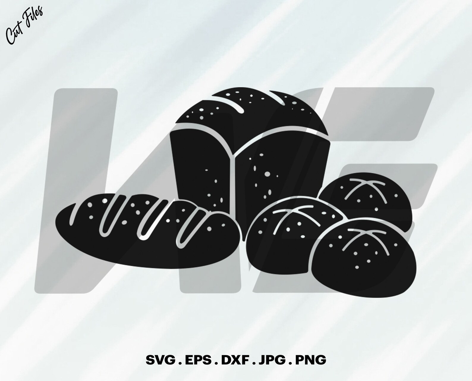 Bread Svg Food Svg Bread Clipart Cut File For cricut | Etsy