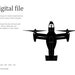 Osprey V22 SVG, Osprey Plane SVG, V-22 Osprey VTOL Aircraft Silhouette ...