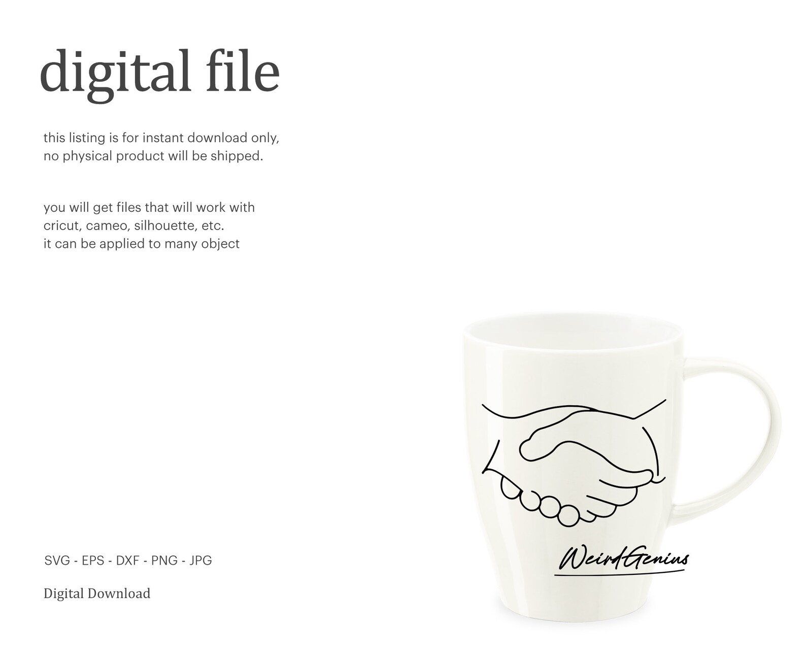 Shake Hand Svg Handshaking Svg Instant Download Svg High - Etsy