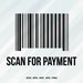 Barcode Scan for Payment, Barcode SVG, Cut File for Cricut, Clipart ...