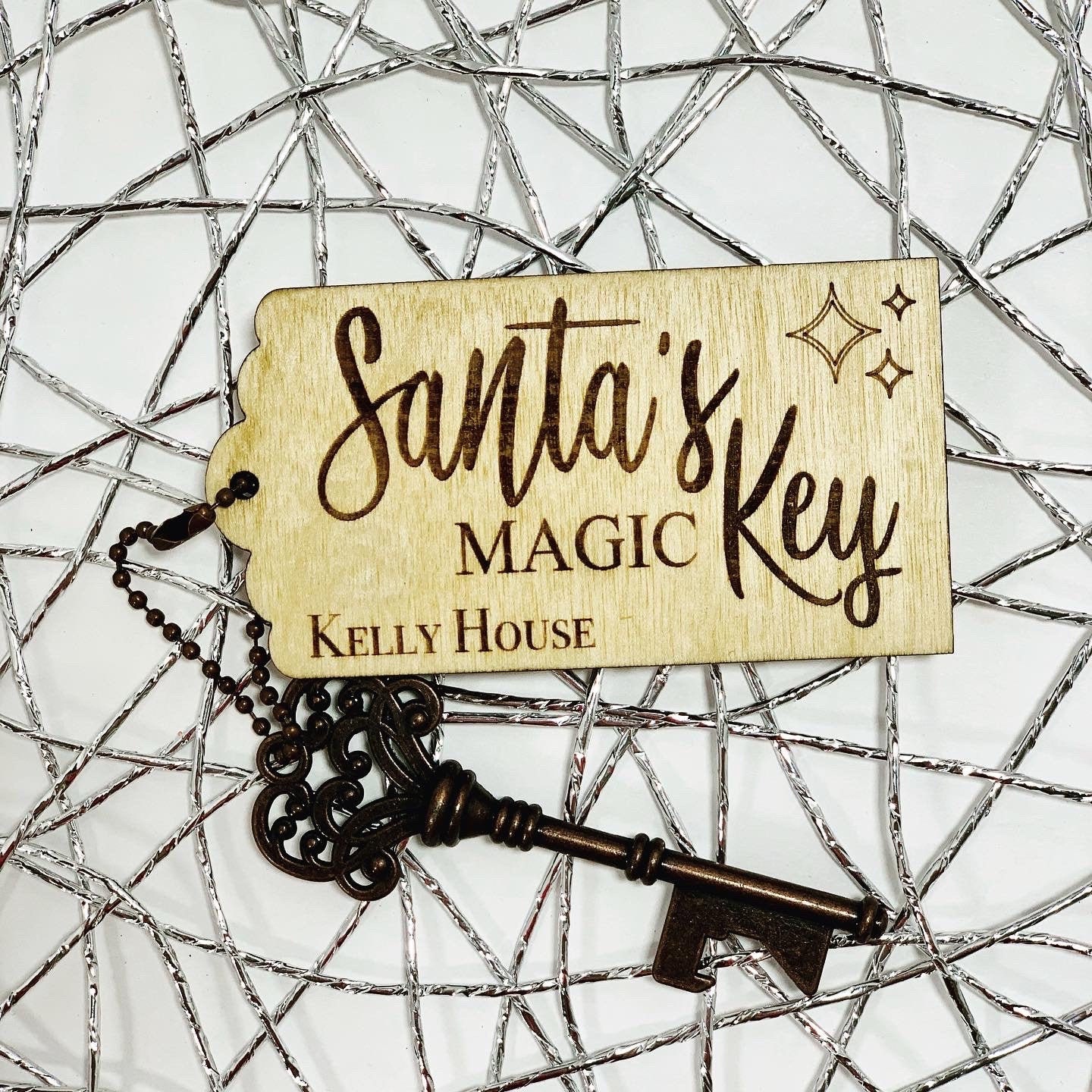 Santa's Magic Key PERSONALIZED magic key with engraved | Etsy