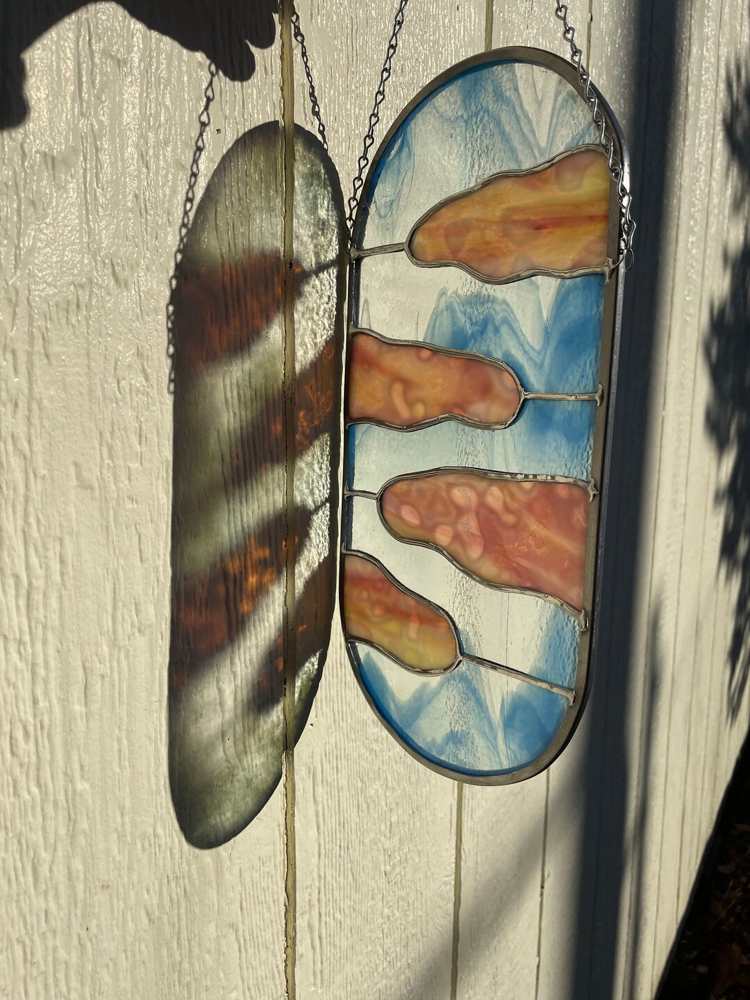 Stained Glass Cloud Suncatcher Panel - Etsy