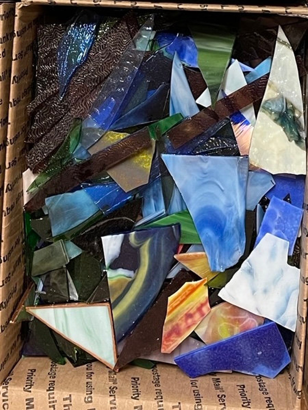 Scrap Glass 10lbs - Etsy