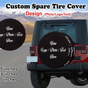 Custom Photo Spare Tire Cover, Custom Tire Cover With Your Design ...