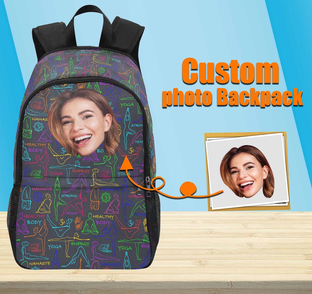 Custom Funny Face Backpack ,personalized Backpack ,custom Photo ...