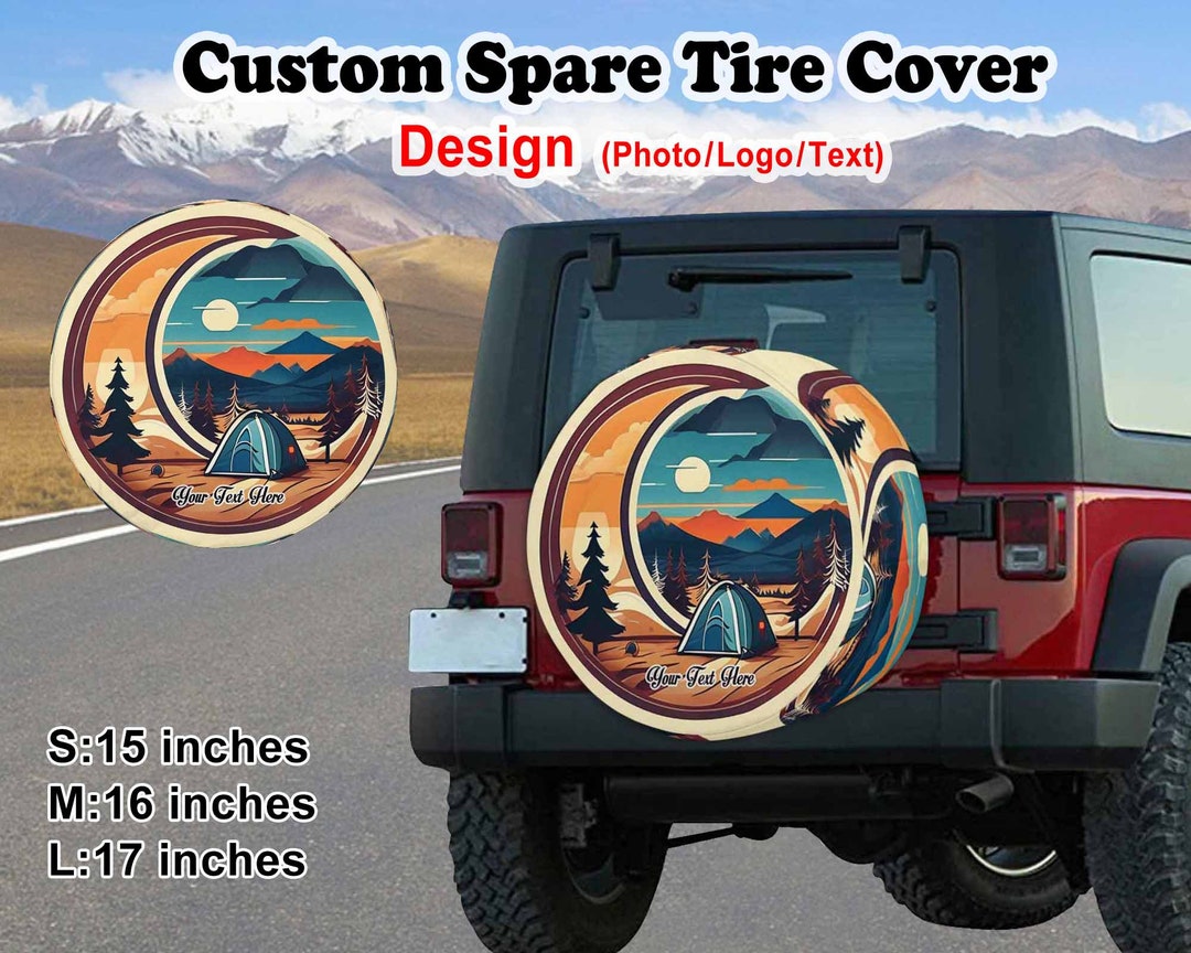 Custom Spare Tire Covers for Campers,personalized Name Tire Cove,fully ...