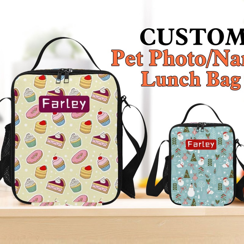 Custom Logo Lunch Bag - Etsy