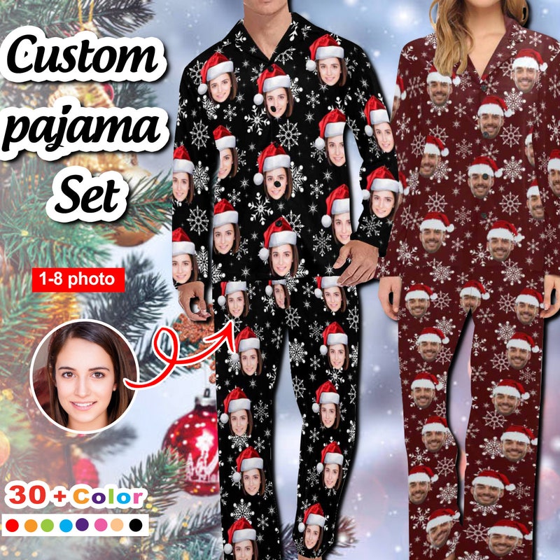 Custom Print Pajamas - Etsy Australia