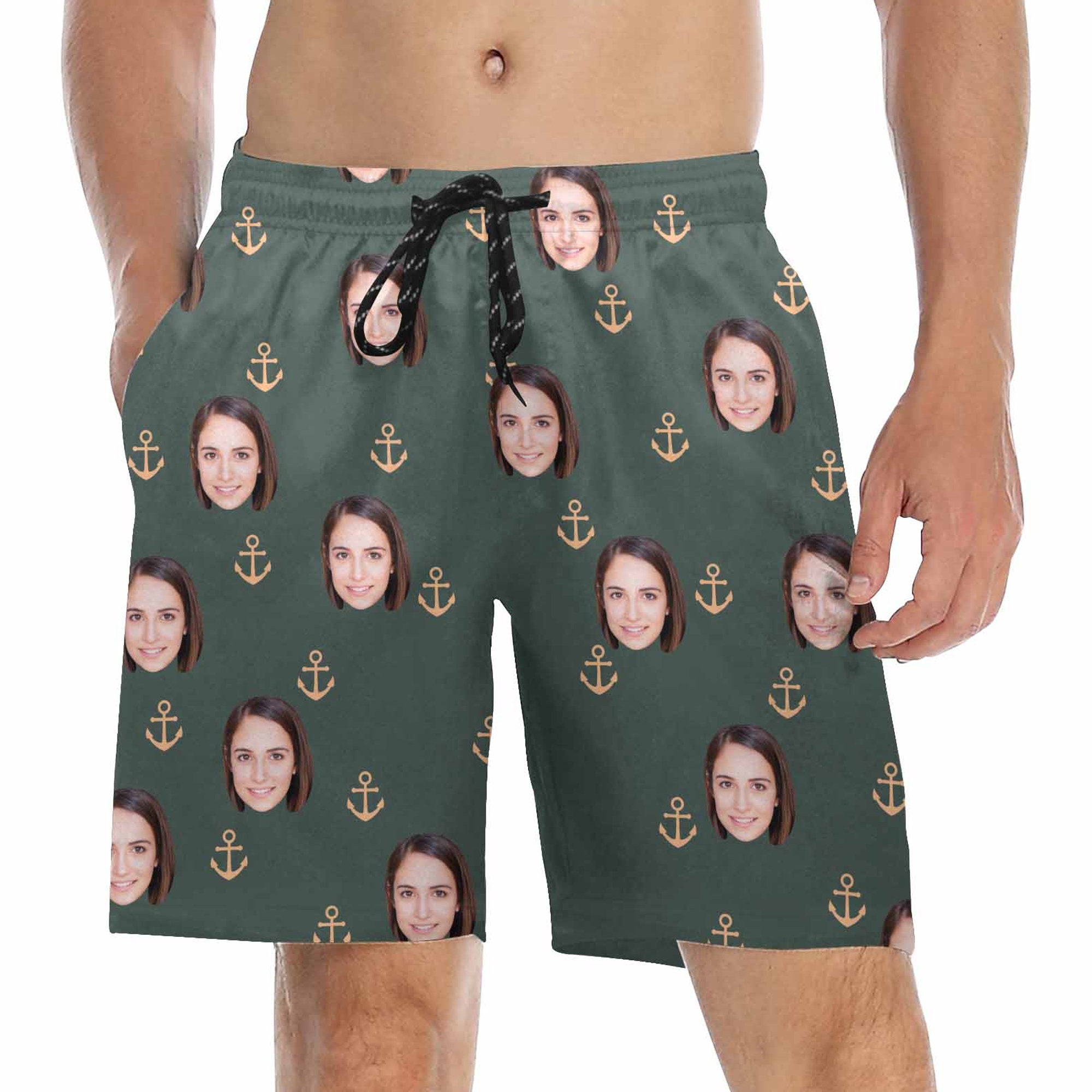Custom Face Swim Trunks Personalized Beach Shorts With Photo - Etsy