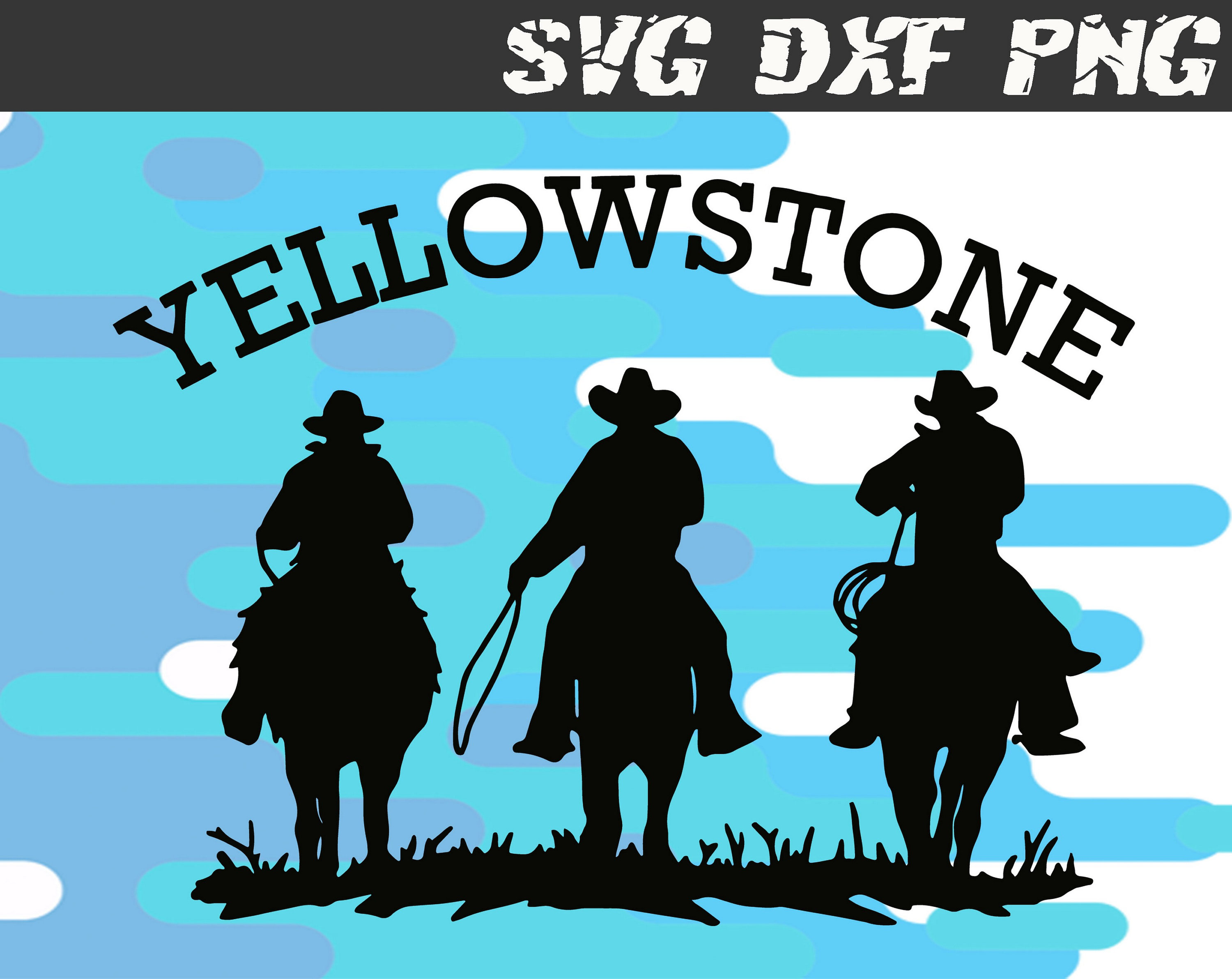 Svg logotipo de Yellowstone Yellowstone Dutton Ranch | Etsy