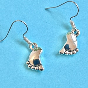 Baby Feet Toes Dangle Earrings, Fun, Funky, Quirky and Original - Etsy