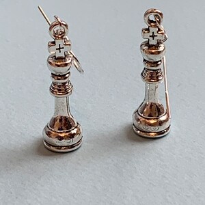 Chess Pieces Dangle Earrings, Quirky Jewellery, Funky, Cute and Fun ...