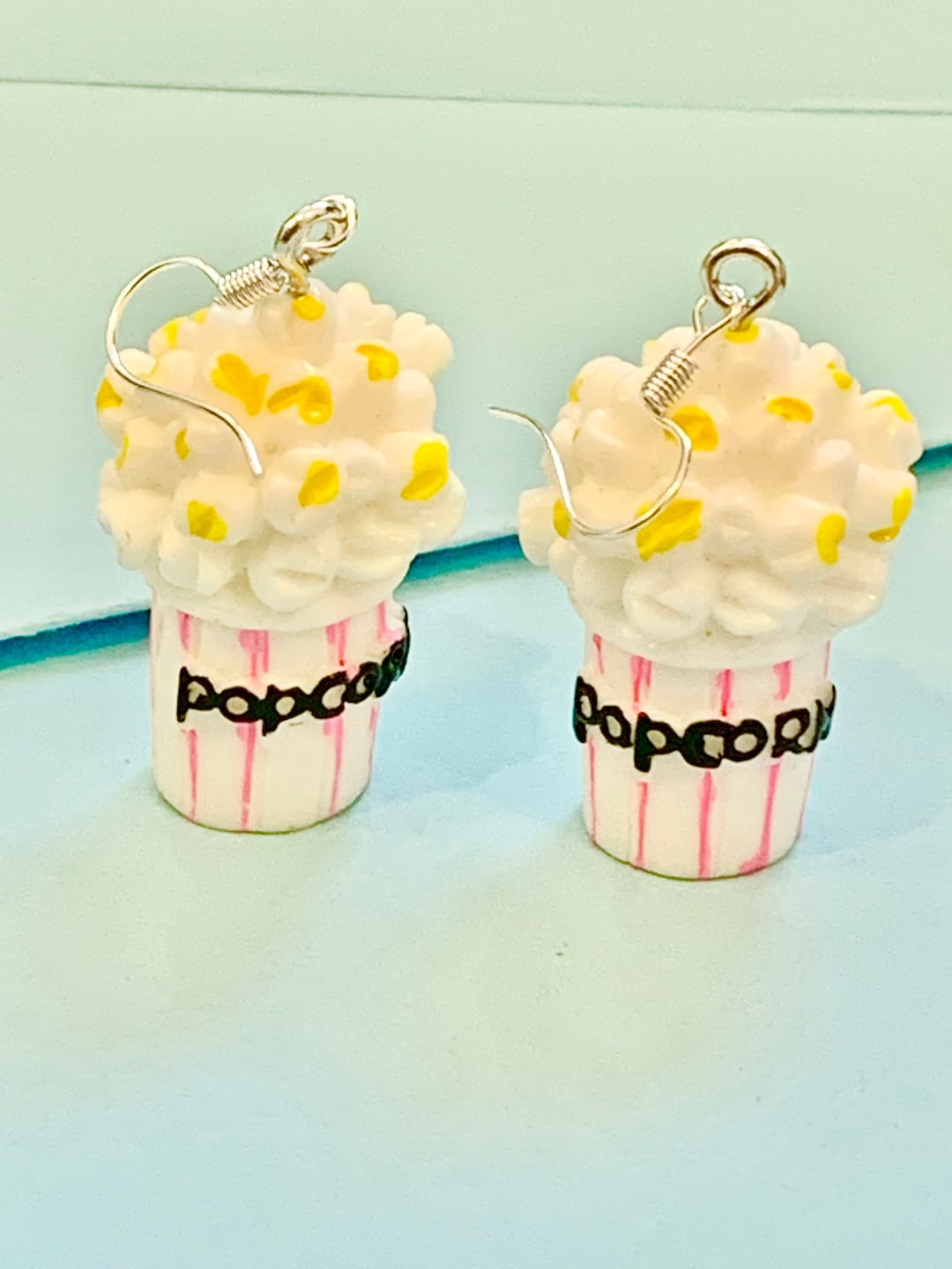 Popcorn Dangle Earrings, Funky, Fun, Cute and Original and RETRO - Etsy