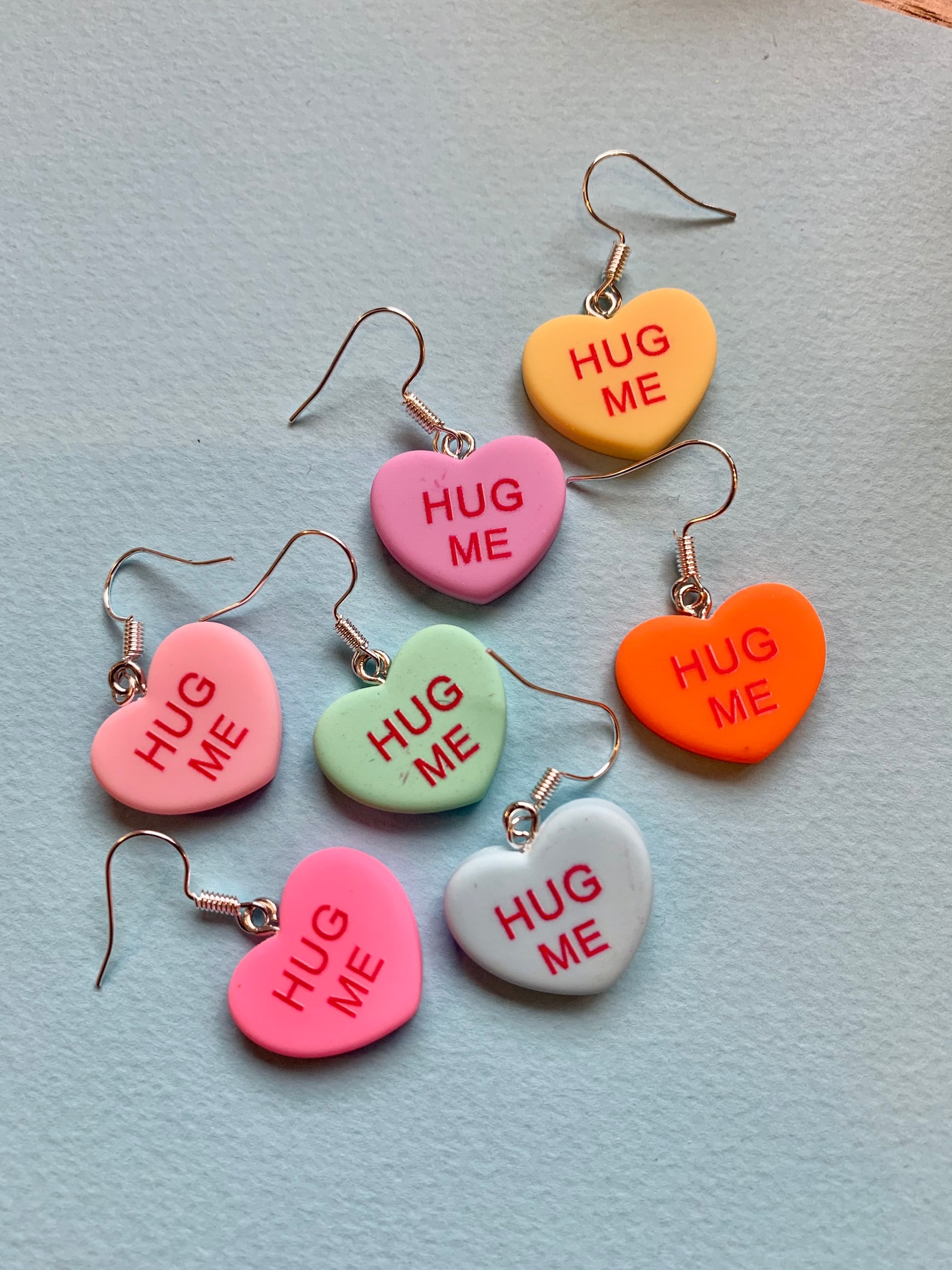 Heart Sweet Dangle Earrings Super Cute Quirky Fun and Funky - Etsy