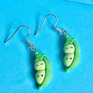 Two Peas in a Pod Dangle Earrings - Cute Overload, Fun, Funky and ...