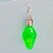 Light Bulb Dangle Earrings Fun Funky Dangle Dangler Retro - Etsy