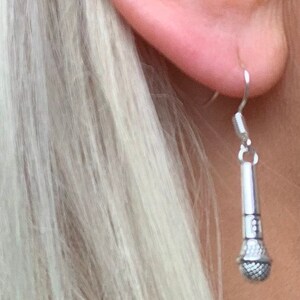 Microphone Dangle Earrings, Funky, Fun, Cute and Original #singers ...