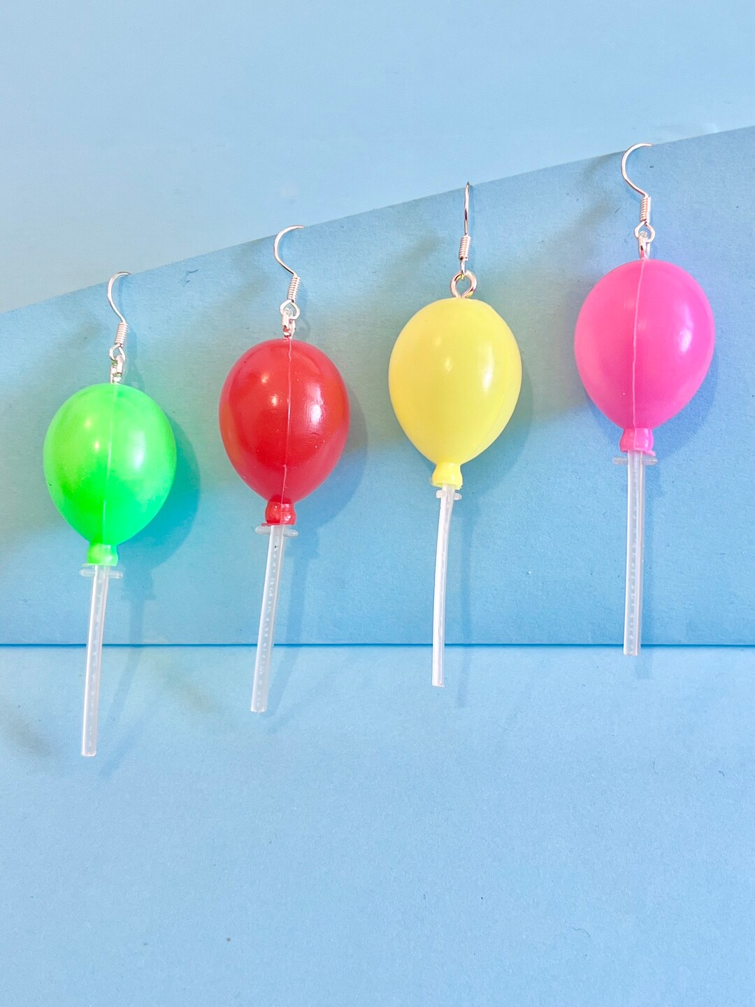 Balloon Dangler Earrings, Funky, Quirky, Bespoke, Fun Earrings, per ...