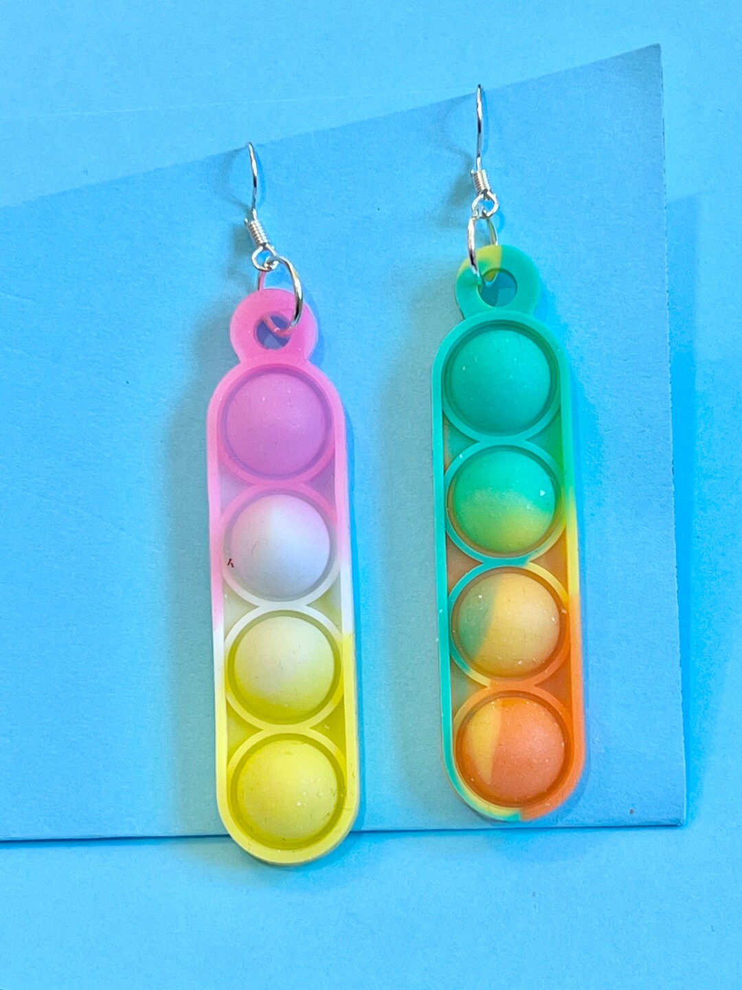 Fidget Popper Dangle Earrings, Fun Funky, Original Dangler! Such Fun X ...