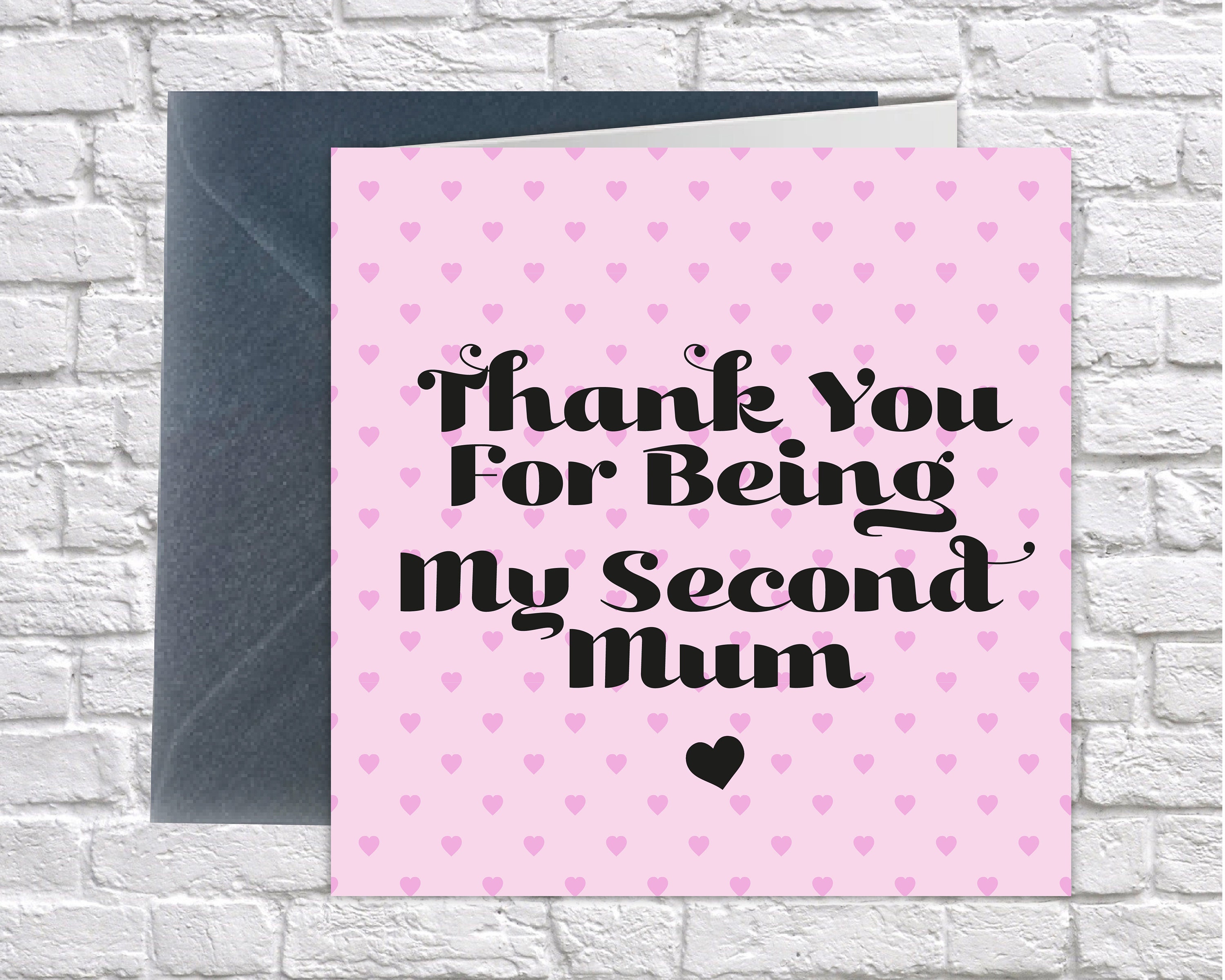 Thanks Second Mum...funny Mothers Day Cards Uk, Mothers Day Quotes ...
