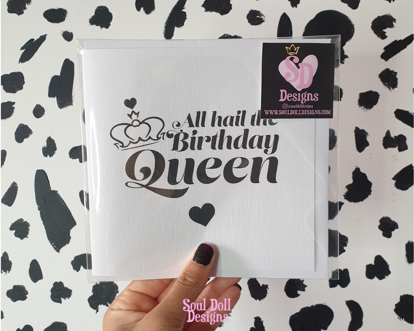 All Hail the Birthday Queen-fun Birthday Card for Her UK, Queens Crown ...