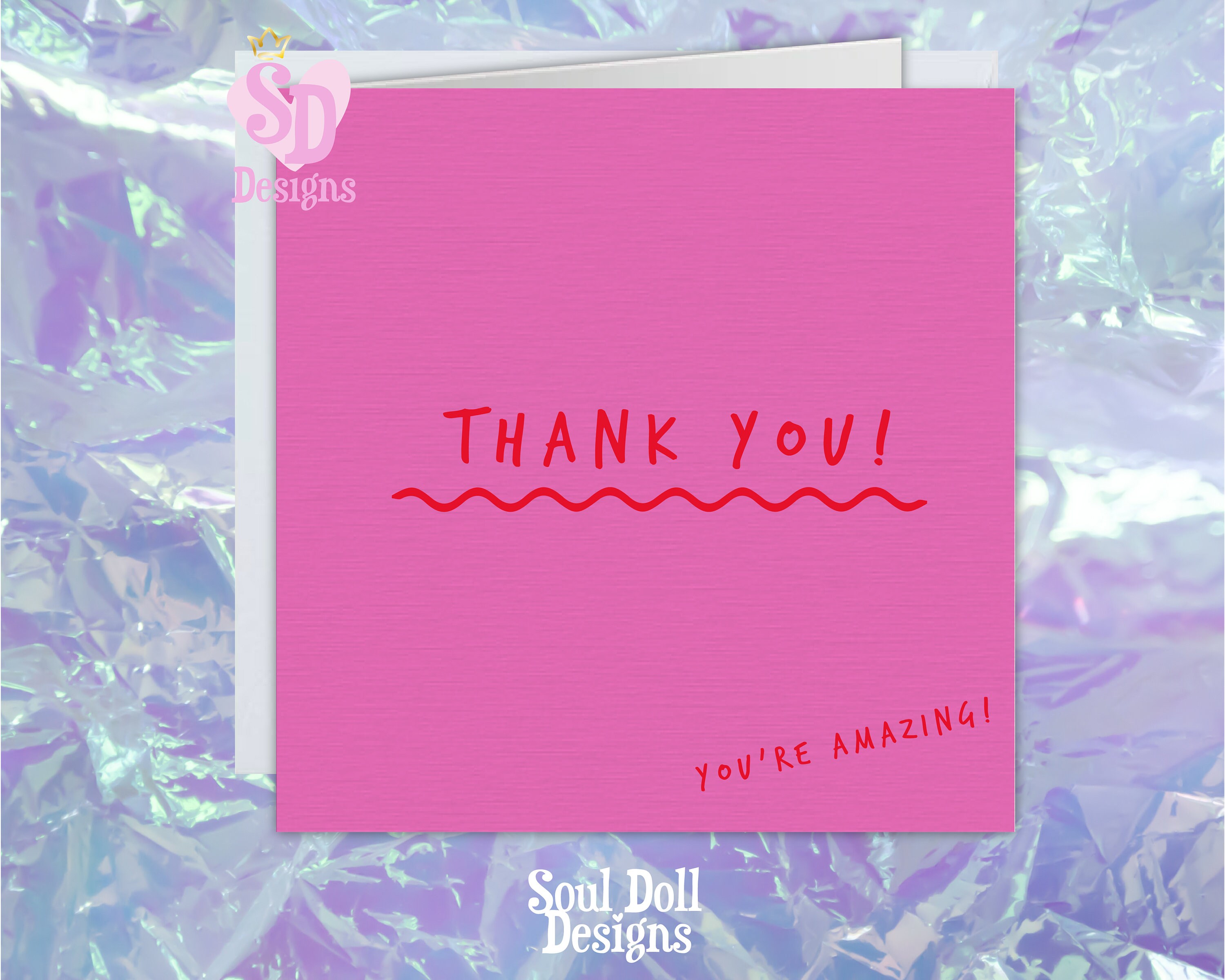 Thank You, You're Amazing Card,simple Thank You Card,thank You Gifts ...