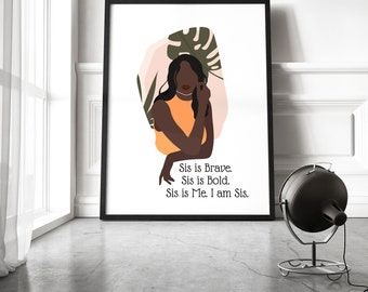 Black is Beautiful Poster - Etsy