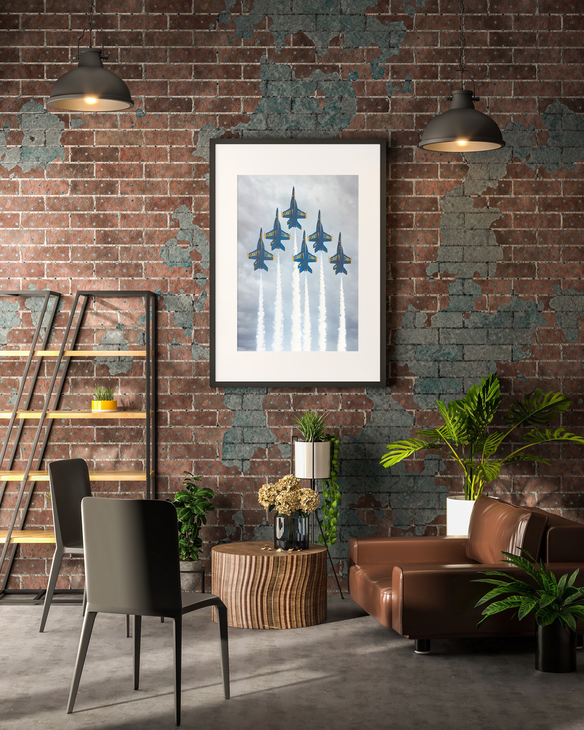 U.S. Navy Blue Angels 6 Jet Formation Flying to the Top - Etsy