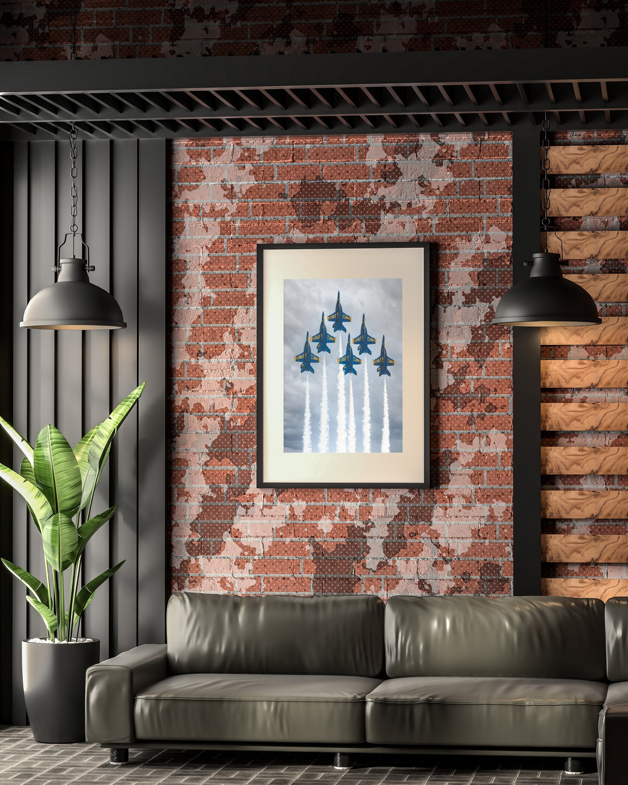 U.S. Navy Blue Angels 6 Jet Formation Flying to the Top - Etsy