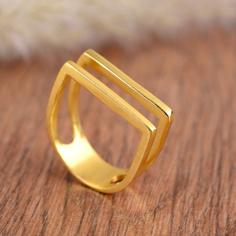 Modern Ring - Etsy