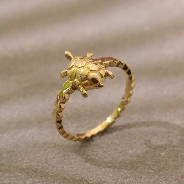 Turtle Ring - Etsy