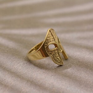 Gold MF DOOM Ring, Doom Mask Ring, Brass Ring, Boho Ring, Handmade Ring ...