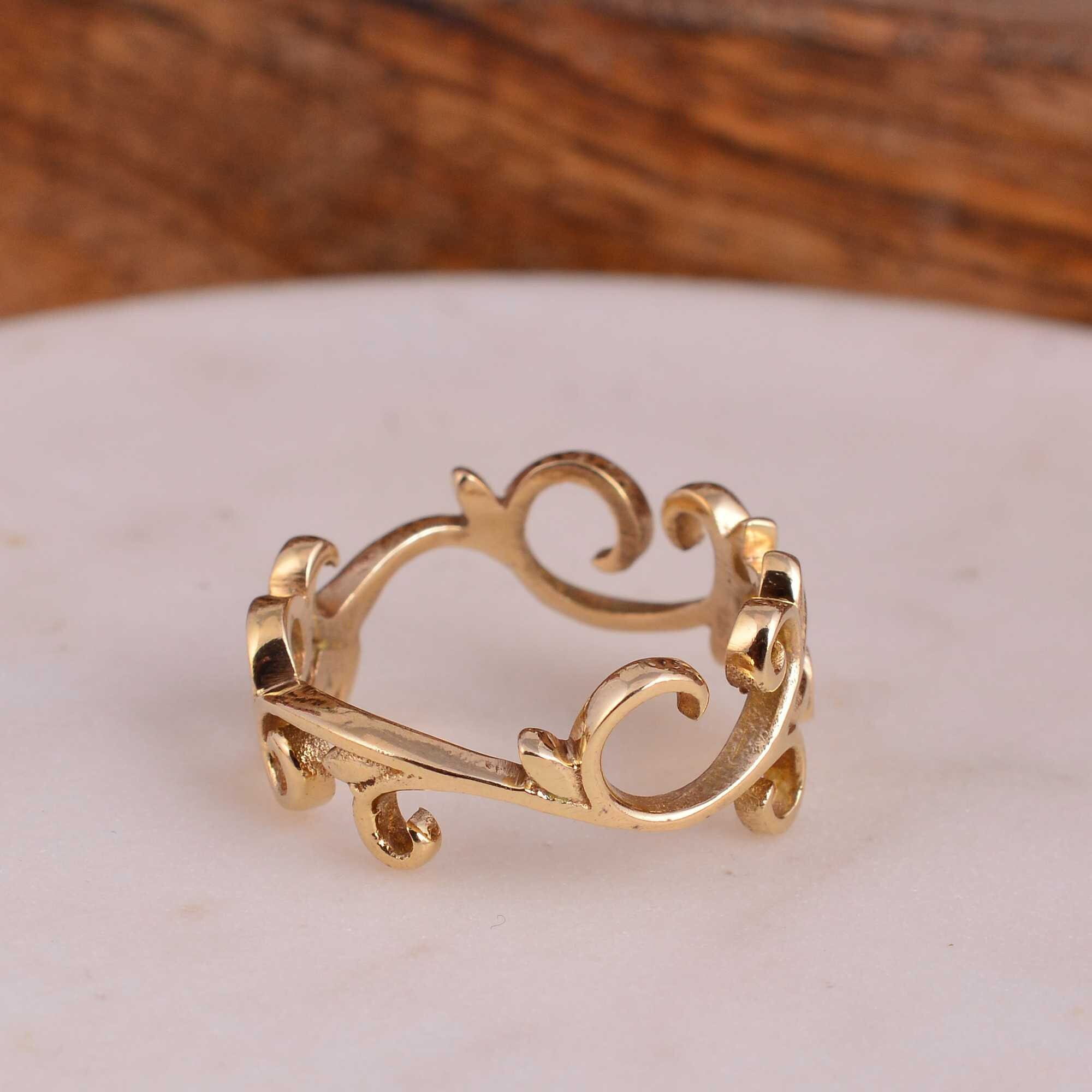 Vintage Style Gold Ring for Women Amazing Art Deco Ring - Etsy