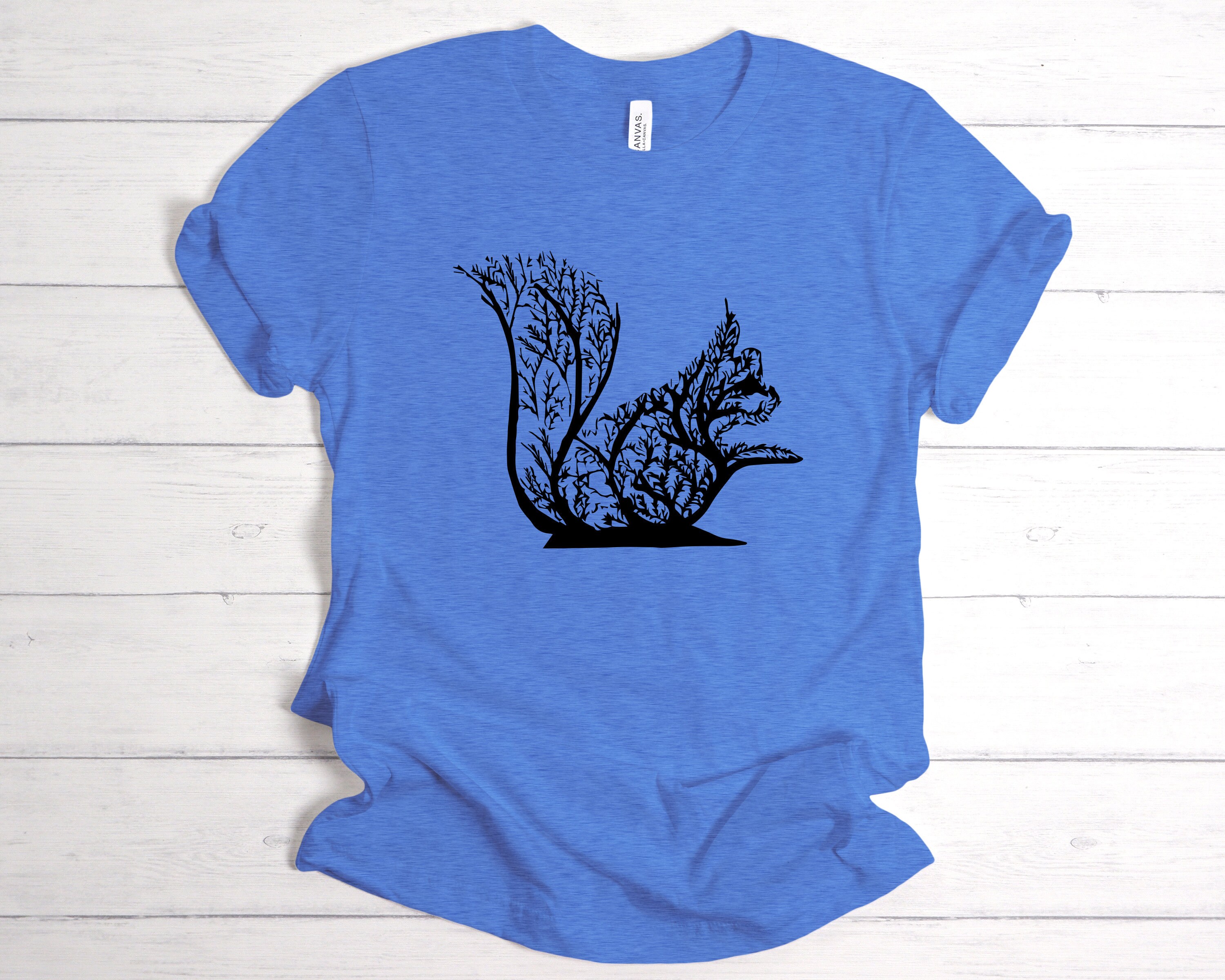 Squirrel Shirt Squirrel Oak Tree Squirrel T-Shirt Super | Etsy