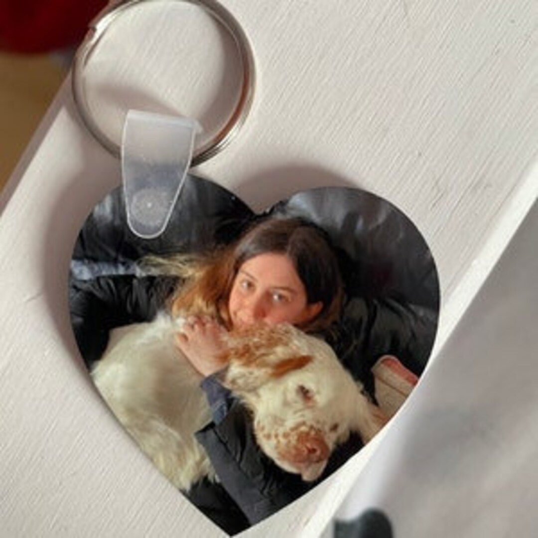 Personalised Photo Keyring, Custom Keyring, Photo Keychain, Birthday ...