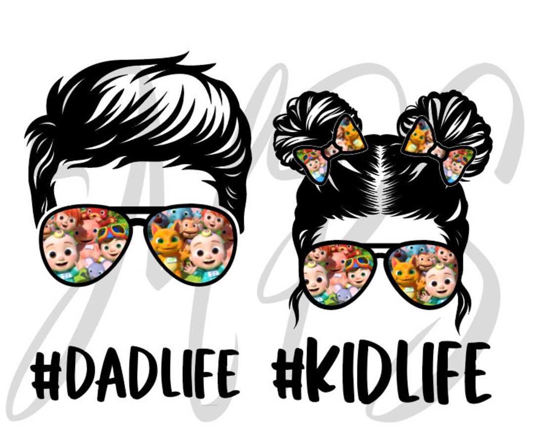 Cocomel Dad /mom/kid Life Full Pack PNG File for Cricut, Digital Files ...