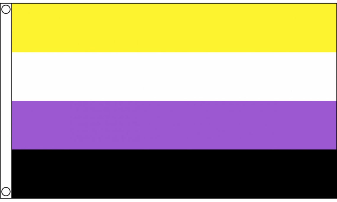 Non-Binary Flag Large 5 x 3 FT LGBTQ Gay Pride | Etsy